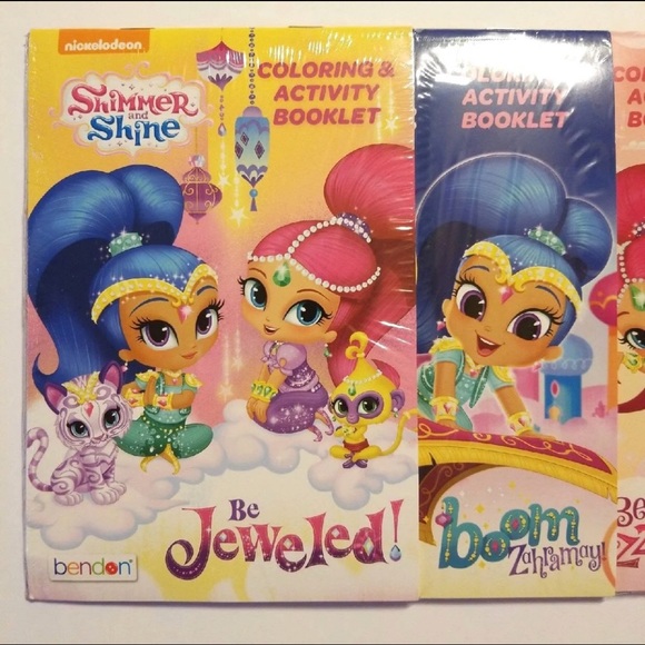 Nickelodeon | Accessories | Shimmer Shime 3 Coloring And Activity Pads ...